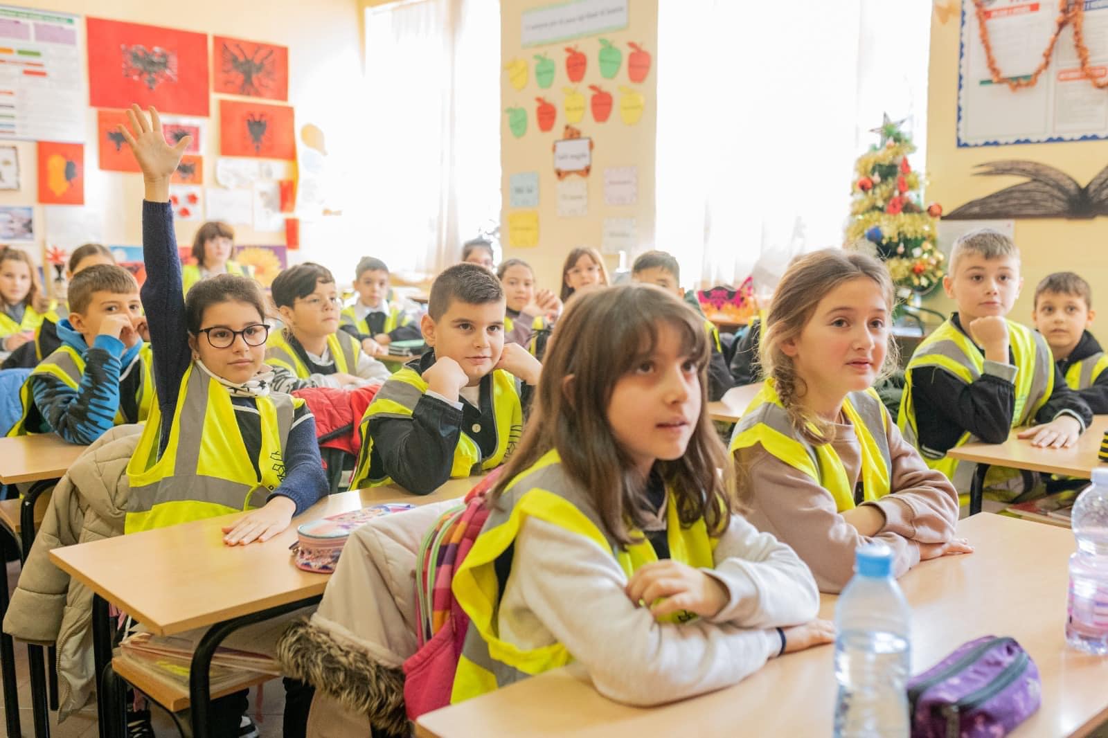 Vizita e rradhës e Sigurisë Rrugore pranë Shkollës "Ndre Mjeda"! | DPSHTRR